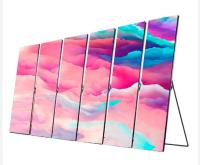 China Indoor LED Poster Floor Standing Display Screen P2.0 640x1920mm 600cd for sale
