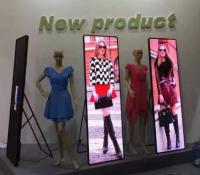 China Indoor LED Poster Floor Standing Display Screen P2.0 640x1920mm 600cd for sale