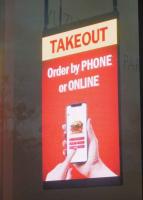 China Ultra-Thin LED Poster Display Lightbox Billboard Hanging Advertising Sign 640x960mm Indoor for sale