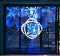 China Transparent LED Display Screen Outdoor Fixed 5500-6000nits 100000 Hours Lifetime 14-16 Bit Gray Scale for sale