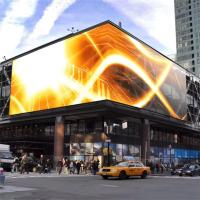 China Outdoor LED Display Screen Full Color P6 P8 P10 Billboard 5500cd Brightness IP65 Waterproof for sale