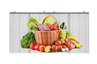 China Indoor Transparent LED Screen P3.9-7.8 Full Color SMD Curved Glass Display 1000x500mm for sale
