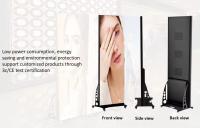 China Indoor Floor Standing LED Poster Display P2.5 Full Color WiFi Control 29kg 33mm Thin for sale