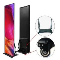 China Indoor LED Poster Display P2.5 640x1920mm Movable Digital Signage Screen for Advertising for sale