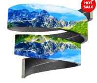 China Indoor Curved Flexible LED Display Screen 240x120mm 2.5mm Pixel Pitch High Resolution for sale
