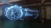 China Outdoor Full Color LED Transparent Screen P3.9x7.8mm 1000x1000mm Cabinet for Shopping Mall for sale
