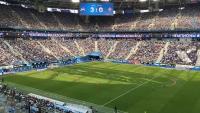 China P10 Full Color Football Stadium LED Perimeter Display Board 160 Degree Viewing Angle for sale