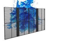 China Transparent LED Display 1000x500mm High Brightness 800-4500cd Outdoor Advertising Screen for sale