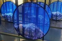 China Transparent LED Display 1000x500mm High Brightness 800-4500cd Outdoor Advertising Screen for sale