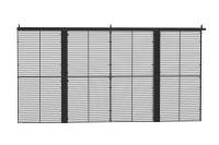 China Transparent LED Display 1000x500mm High Brightness 800-4500cd Outdoor Advertising Screen for sale
