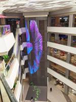 China Transparent LED Display 1000x500mm High Brightness 800-4500cd Outdoor Advertising Screen for sale