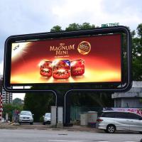 China P10 Outdoor LED Advertising Screen 10mm Pixel Pitch 6000-7000 cd/m² Brightness IP65 for sale