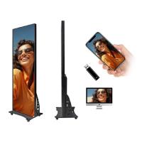 China Outdoor LED Poster Display High Fresh Rate Standing Advertising Player P1.53 P1.86 P2 for sale