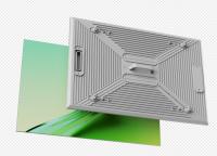 China Outdoor LED Film Screen Display IP66 Waterproof Advertising Wall Panel 90 Degree Corner for sale