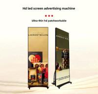 China SignStar 640x1920mm LED Floor Stand Poster with Wheels 800-1000nits Indoor Digital Signage for sale