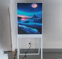 China Indoor LED Sign Board 640x800mm 3mm Pixel Pitch with WiFi and USB Control for sale