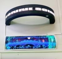 China Customizable LED Sign Board 960x320mm 3mm Pixel Pitch for Indoor Welcome Displays for sale