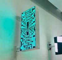 China Vertical Dual-Faced LED Sign Board 320x640mm 3mm Pixel Pitch High Brightness for Commercial Advertising for sale