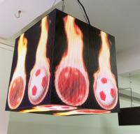 China LED Digital Signage Board 384x384mm 3mm Pixel Pitch WiFi Control Indoor Display for sale