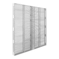 China Customizable Double-Sided LED Transparent Screen 1000x1000mm 3.9-7.8mm Pixel Pitch for Indoor Display for sale