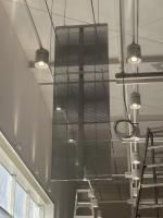 China Customizable Double-Sided LED Transparent Screen 1000x1000mm 3.9-7.8mm Pixel Pitch for Indoor Display for sale