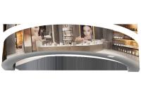 China Indoor LED Creative Ring Sign Display 1600x160mm Pixel Pitch 3mm WiFi USB Control for sale