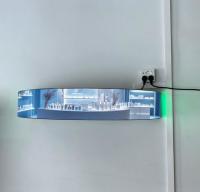 China Indoor LED Creative Ring Sign Display 1600x160mm Pixel Pitch 3mm WiFi USB Control for sale