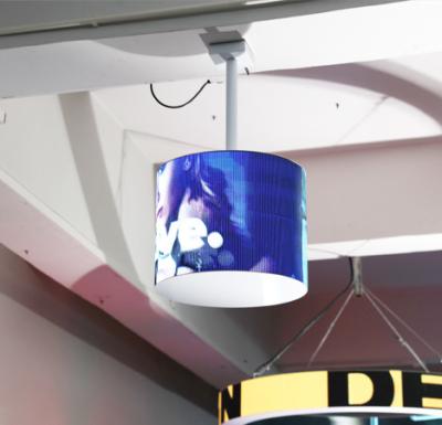 China LED Cylindrical Digital Sign 13KG 360 Degree Viewing for Indoor Outdoor Use for sale