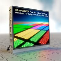 China P4 Outdoor Full Color LED Display Screen 250mmx250mm Panel 5500cd/m2 Brightness IP65 for sale