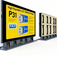China P3.91 P4.81 Outdoor Rental LED Display Wall 500x500mm Cabinet 7.5kg High Brightness for sale