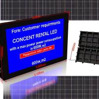 China TEWEI P4.81 Rental LED Screen 65536dot/m² Full Color Outdoor Display for sale
