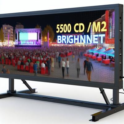 China TEWEI P4 Outdoor Rental LED Screen 5500 cd/m2 Brightness IP65 for Events for sale