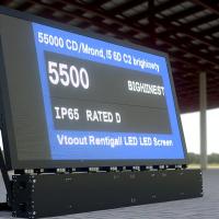China TEWEI P4 Outdoor Rental LED Screen 5500 cd/m2 Brightness IP65 for Events for sale