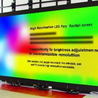 China High Resolution Party Rental LED Screen with Brightness Adjustment and Customizable Resolution for sale
