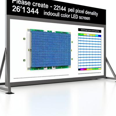 China P4 Outdoor Full Color LED Screen 262144 Dots 5500cd Brightness for Rental Events for sale
