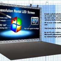 China TEWEI P4 Outdoor Rental LED Screen 5500cd Brightness 140 Degree Viewing Angle for Stage Concert for sale