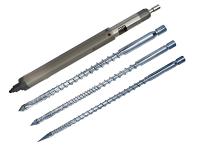 China LCP PPS PPA dedicated high wear-resistant and corrosion-resistant bimetallic injection molding machine screw and barrel for sale