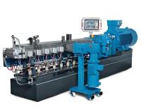 China JCD-65D  500-1000kg Two-stage Co-rotating Twin Screw Extruder For Filler Modification for sale