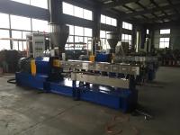 China High Efficiency Twin Screw Extrusion Machine Plastic Modification Pelletizing Equipment With PLC Intelligent Control for sale