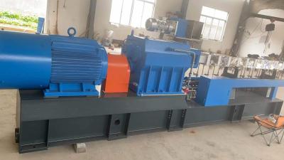 China 75mm High Torque Twin Screw Extruder for Black White Color Masterbatch Compounding Granulation for sale