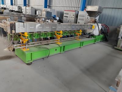 China 75mm Twin Screw Extruder for Desiccant Antibacterial Functional Masterbatch Pelletizing for sale