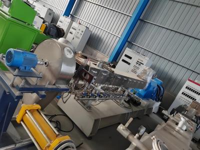 China Twin Screw Extruder Plastic Pellet Compounding Production Machine for sale
