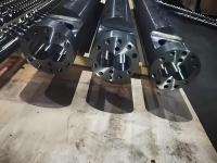 China Nitrided Conical Twin Screw Barrel for Plastic Profile Extrusion Machine for sale