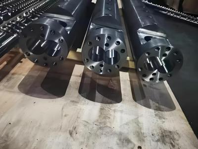 China Bimetallic Conical Twin Screw Barrel for Plastic Extruder for sale