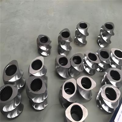 China Tungsten Carbide Sprayed Screw Segments for WPC Compounding for sale