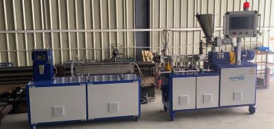 China Lab Twin Screw Extruder Twin Screw Compounder for Polymer Formula Test for sale