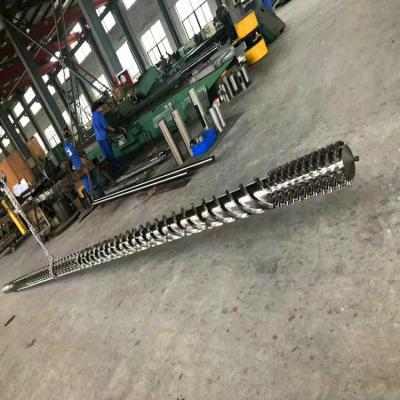 China Bimetallic Injection Screw Barrel Custom Plastic Machine Replacement Parts for sale
