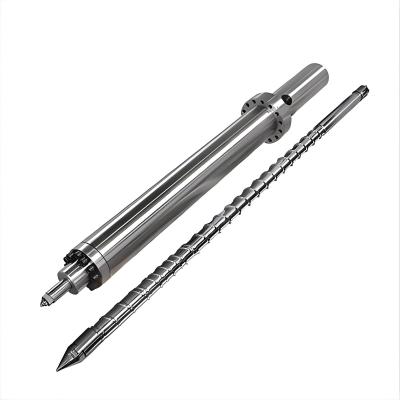 China Bimetallic Screw and Barrel | Wear Resistant Injection Molding Screw Barrel for sale