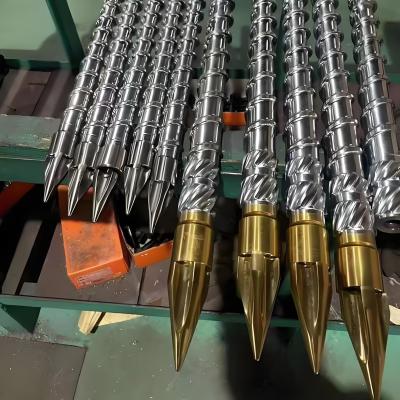 China Custom Bimetallic Screw Barrel Assembly for All Brand Injection Molding Machines for sale