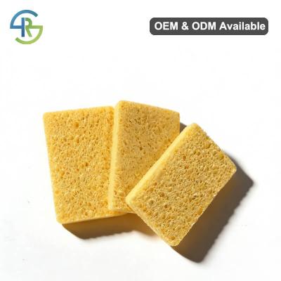 China Natural Wood Pulp Sponge Highly Absorbent Household Eco Friendly Washing Sponge for sale
